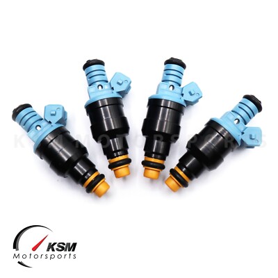 4x fit BOSCH FUEL INJECTORS 252cc 24LB EV1 for AUDI BMW FIAT FORD RST ...