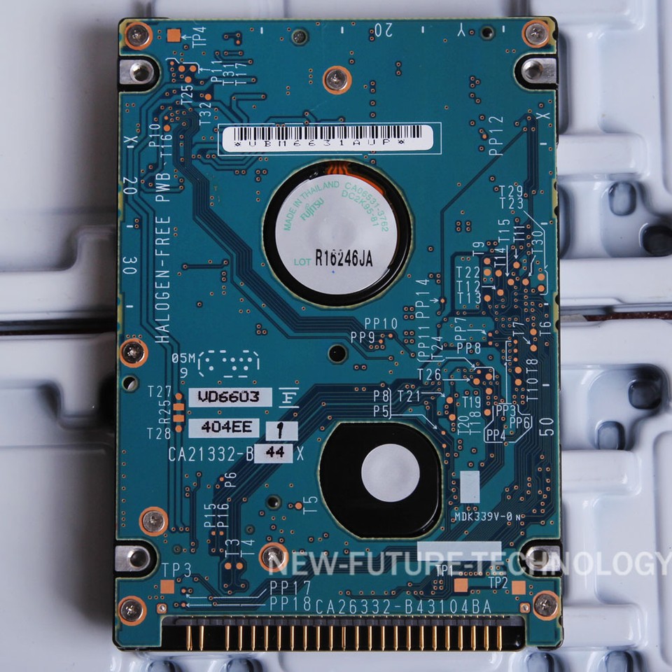 tested FUJITSU 60 GB 2.5" 5400 RPM IDE MHV2060AH Hard Disk Drive HDD ...