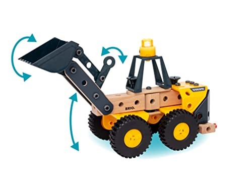 BRIO Builder Volvo Wheel Loader 345984 for ages 3 and up 58 pieces ...