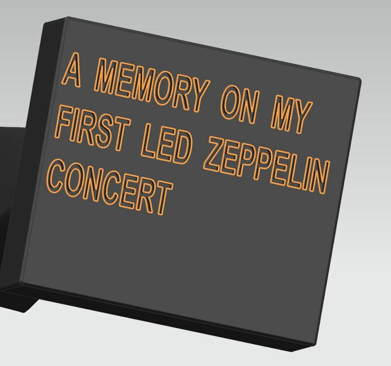 LED ZEPPELIN - THE OBJECT - 3D print file | eBay