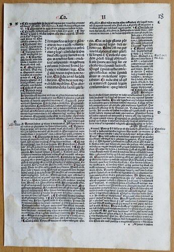 Ad Romanos - Koberger Original Incunable Leaf Biblia Latina Folio - 1498 | eBay
