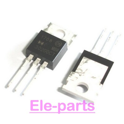 5 PCS MBR30200CT TO-220 MBR 30200CT MBR30200 Power Schottky Barrier ...