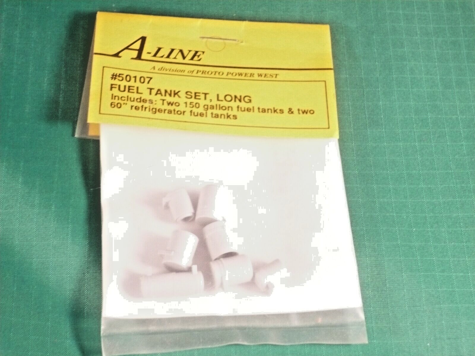 A-Line #50107 HO Long Fuel Tank Set, 2 each 150 gal. Fuel & 60" Refrig ...