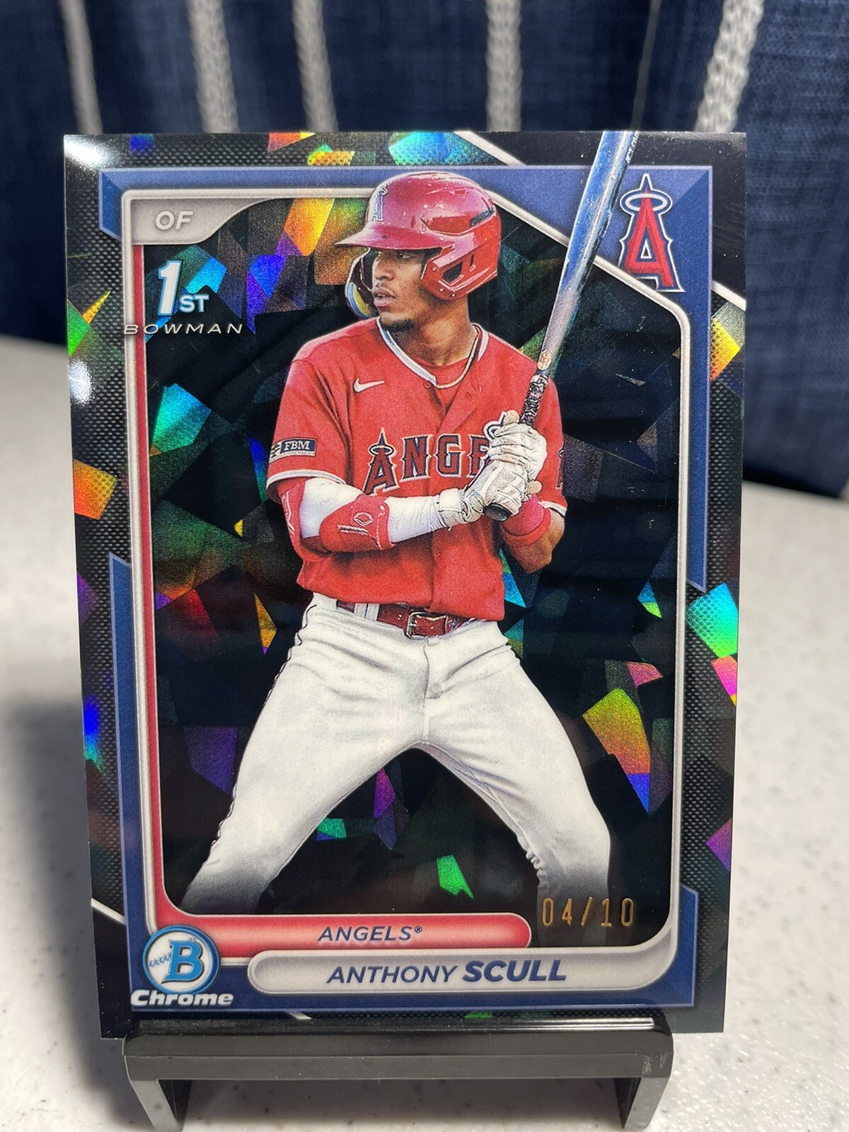 Anthony Scull 2024 Bowman Sapphire Edition #BCP-107 Black /10 Price ...