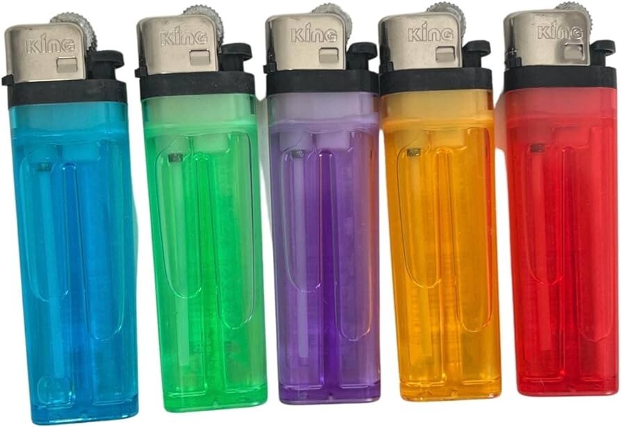 Classic Lighters, Assorted Colors, Regular Size 5 Colors 5 – 50 ...