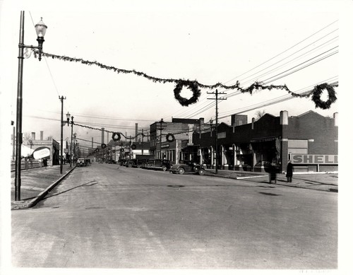 PHOTO - LORAIN, OHIO - CHRISTMAS SOUTH LORAIN 1935 STEEL MILL PHOTO JR ...