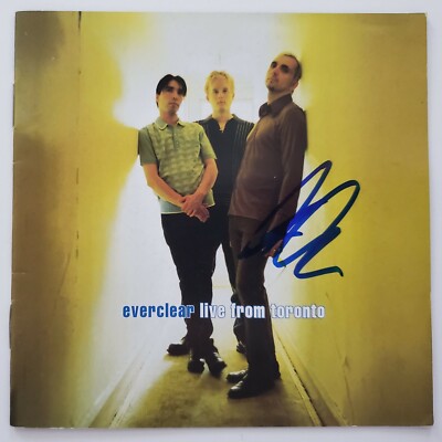 Art Alexakis Signed Everclear Live From Toronto CD Booklet Lead Singer ...