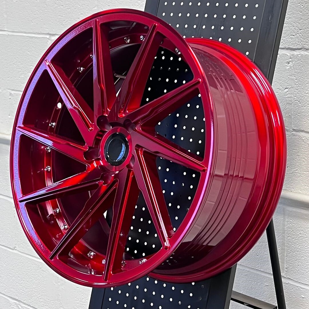 19" IPW 511 SWIRL STYLE RED WHEELS RIMS FITS LEXUS ES350 GS300 GS400 ...