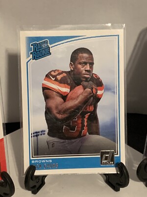 Nick Chubb Rated Rookie-Gridiron Kings & 2nd year Donruss Threads Lot(3 ...