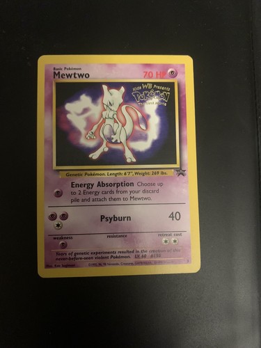 Pokémon TCG - Vintage WOTC - Mewtwo 3 - Black Star Promo - LP | eBay