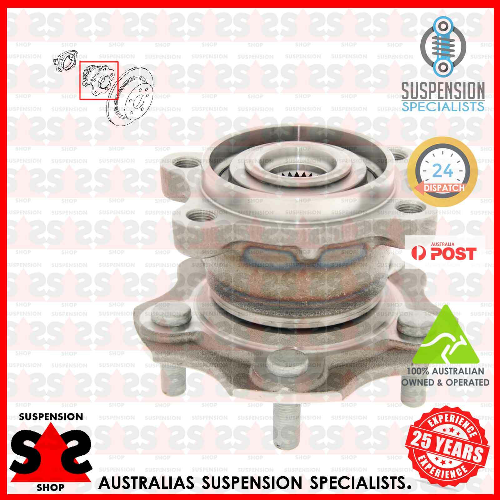 Rear Axle Wheel Hub Suit NISSAN X-Trail Iii (T32_, T32R, T32Rr) 2.5 ALL ...