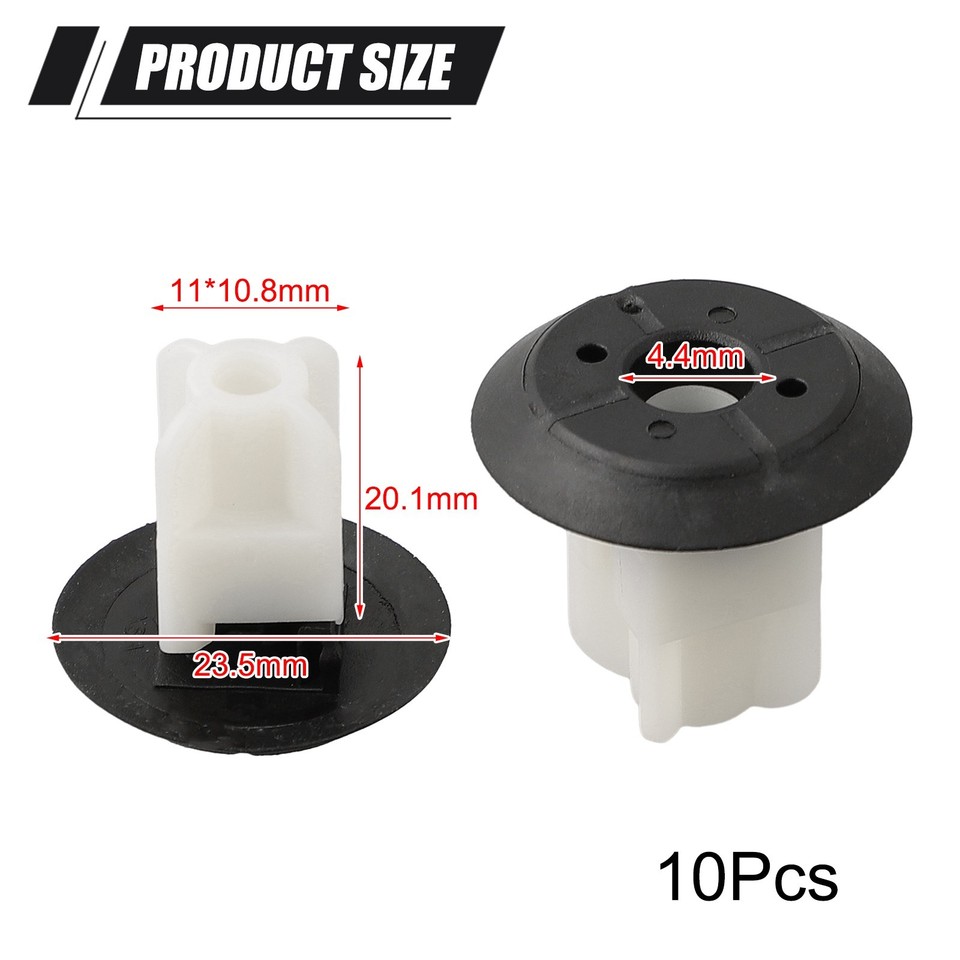 07147265039 Fixed Clamp Trim Mounting Clip Black&White Plastic Fixed ...