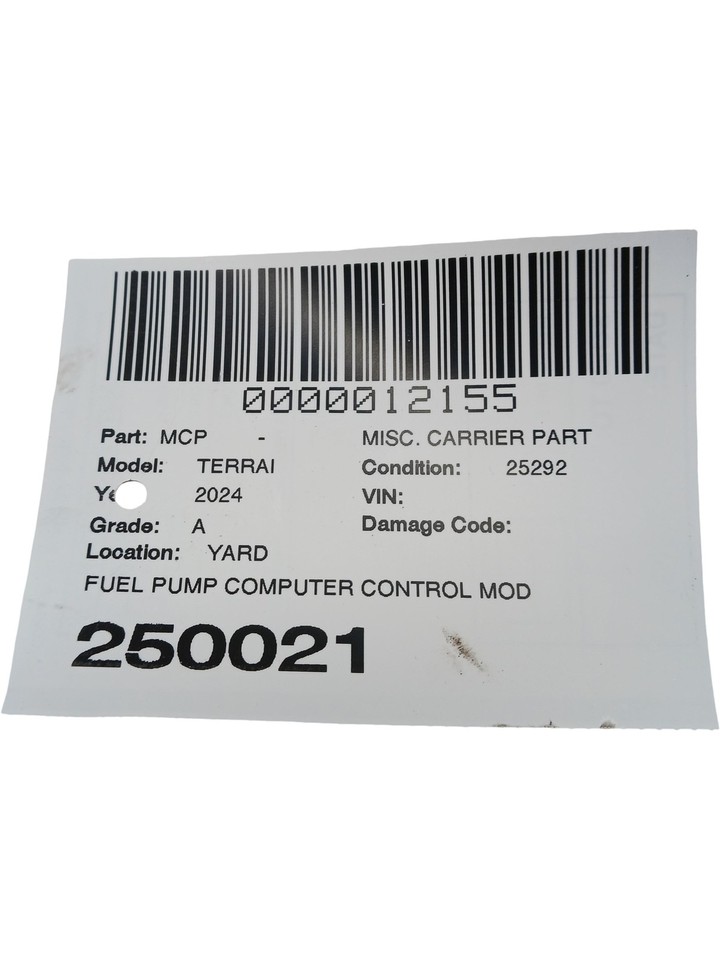 2023-2024 GMC Terrain 1.5L Fuel Pump Computer Control Module Unit ...