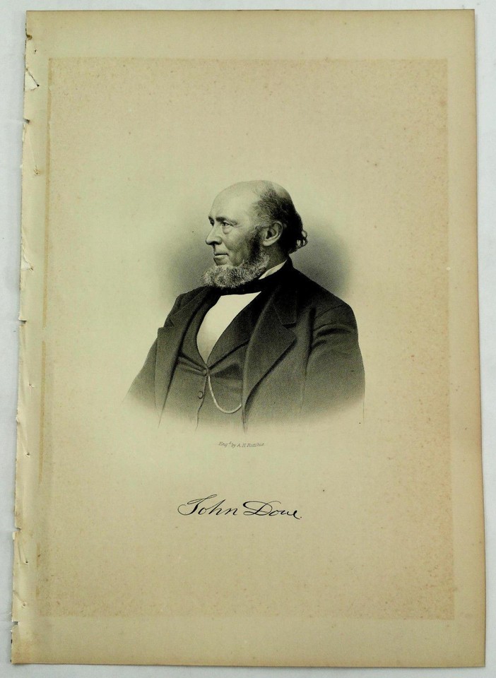 1888 Engraving John Dove Essex County Andover Ma. History Genealogy | eBay