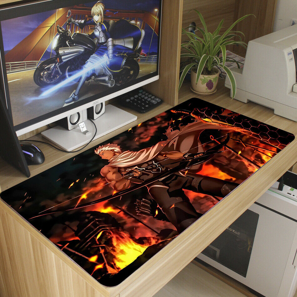 Fate/stay night Archer Anime Mouse Mat Desk Mat Large Mouse Pad 70X40cm ...