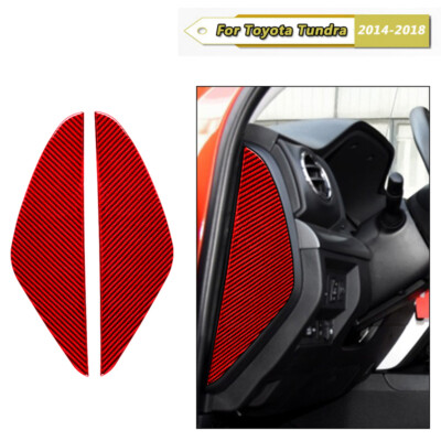 Carbon Fiber Interior Door Protect Panel Cover Trim For Toyota Tundra ...