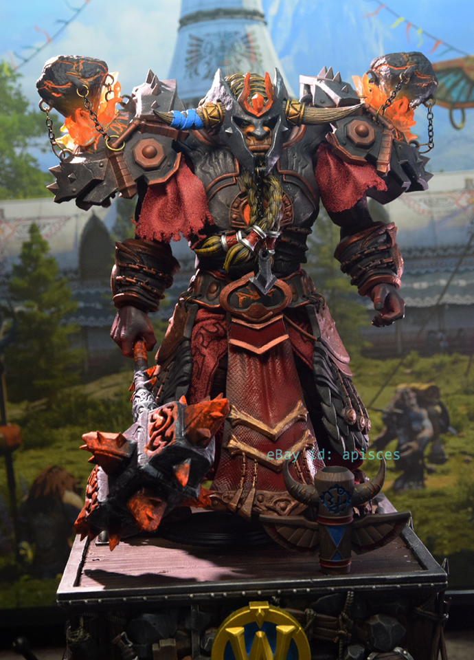 Customized WOW Shaman T8 Tauren people Painted Action Figure（No ...
