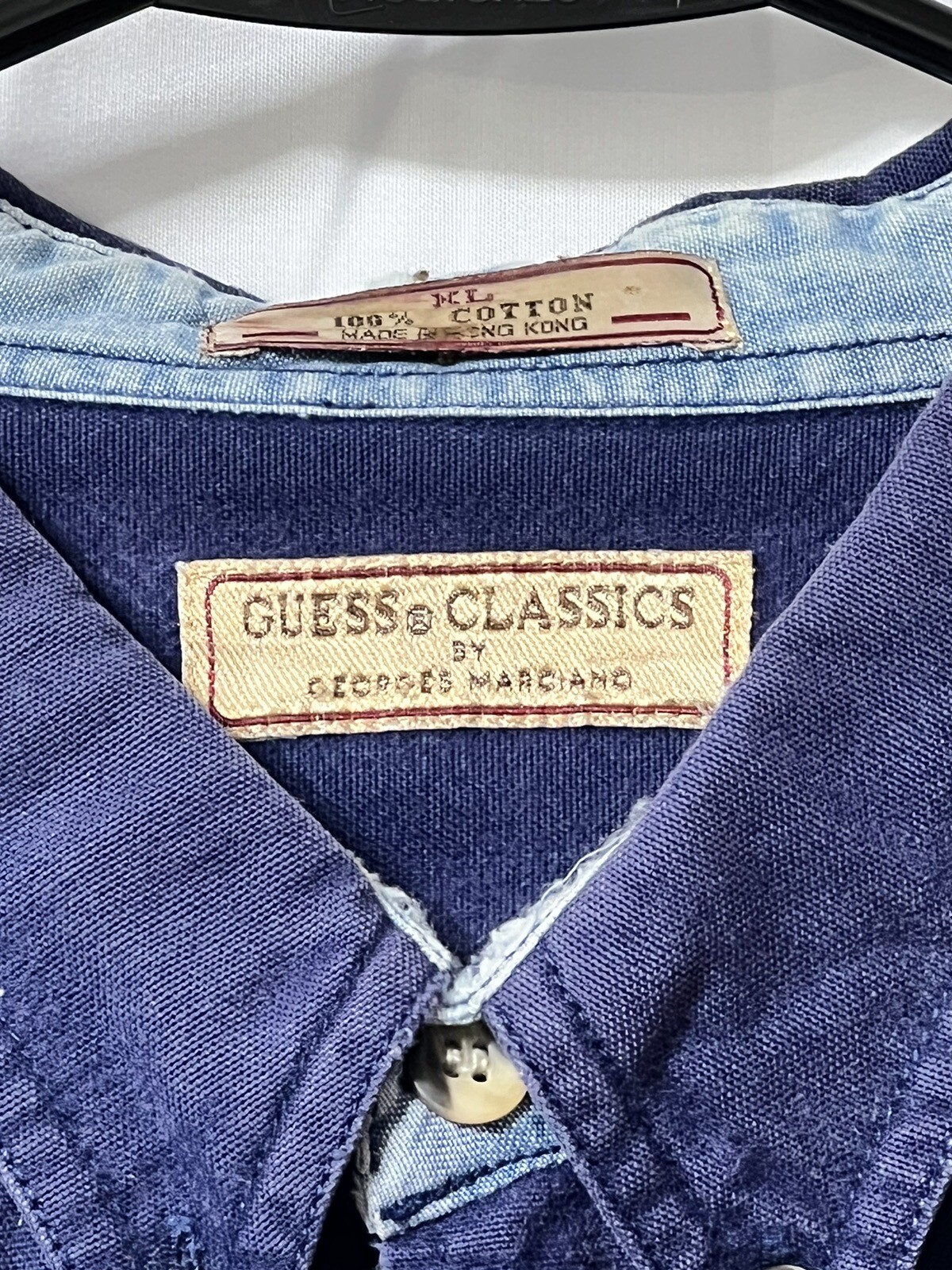 Vintage Guess Classics By Georges Marciano Button Up … - Gem