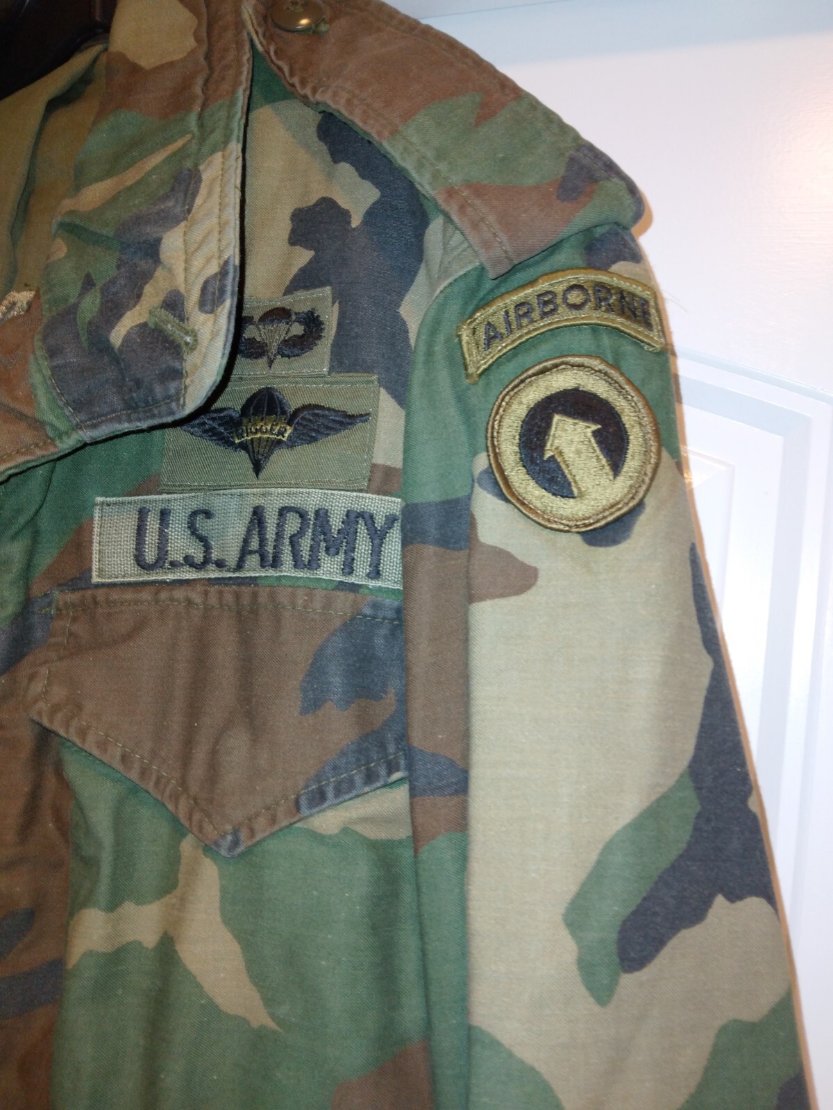 Small Long Woodland Military Jacket Model NSN 8415 0… - Gem