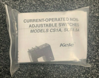 KELE SCS1.5A CURRENT OPERATED NON-ADJUSTABLE SWITCH 1.5A TRIP N.O. | eBay