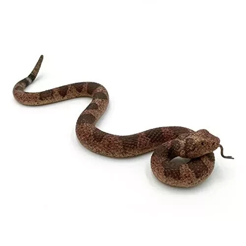 Fake Snake Toy Realistic Rubber Snake Toy 10.3" Rattlesnake Figurine | eBay