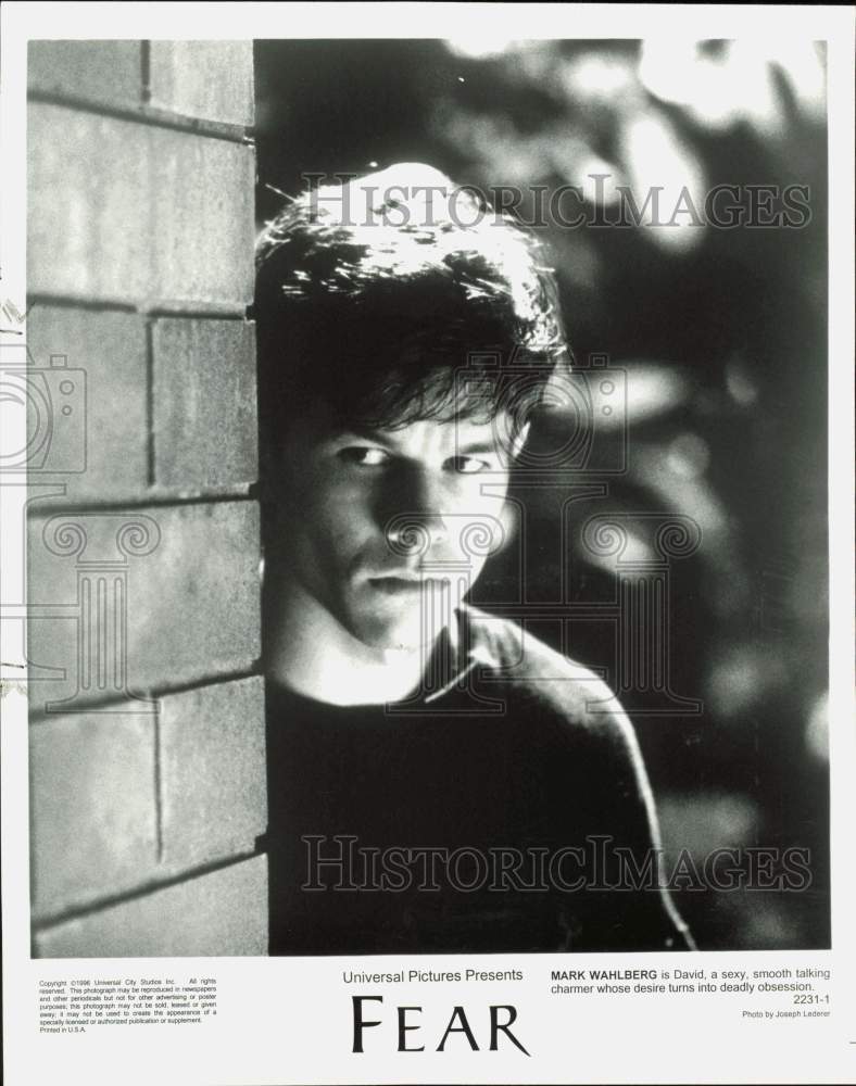 Mark Wahlberg Movie 1996 FEAR Original Movie Poster 15x21 In. 1996