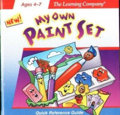 My Own Paint Set PC MAC CD young artists childrens introduction to art ...