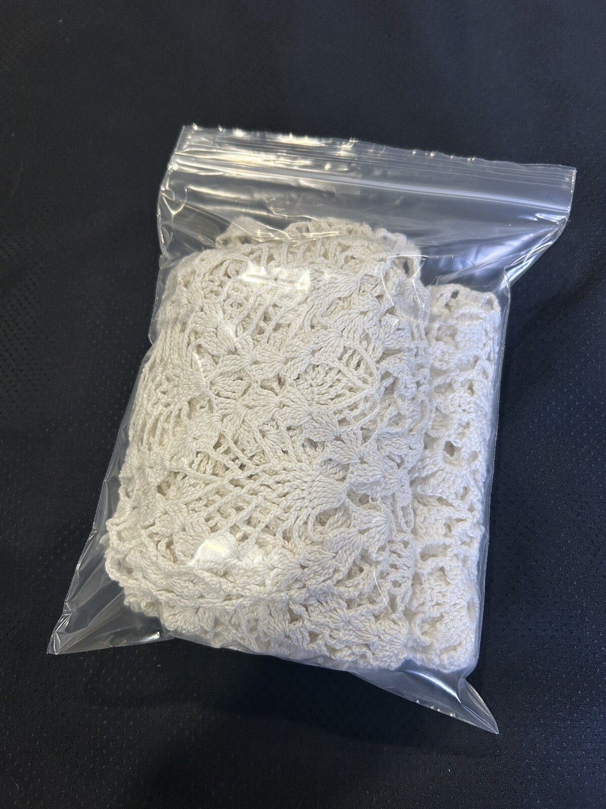 Vintage Hand Crocheted Doilies Lot of 3 set of 2 Sofa Doilies and 1 ...