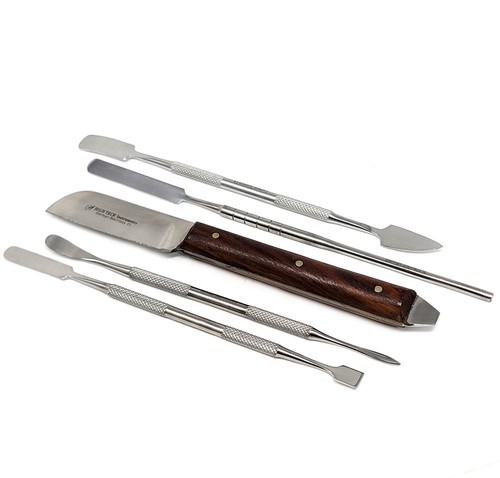 5 Pcs Carving Spatula Modeling Kit & Metal Clay Pottery Sculpting Tool ...