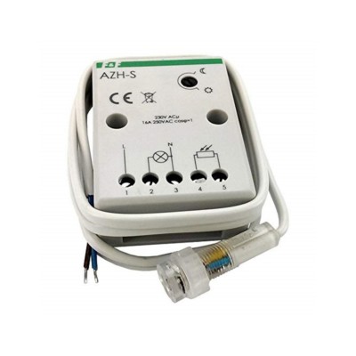 Switch Sensor Crepuscular 230V AC 16A with Sensor Discreet On Hole ...