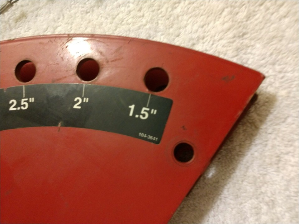 Toro ZTR Mower Lift Plate Assembly 100-7335-01 100-7384-01 TIMECUTTER ...