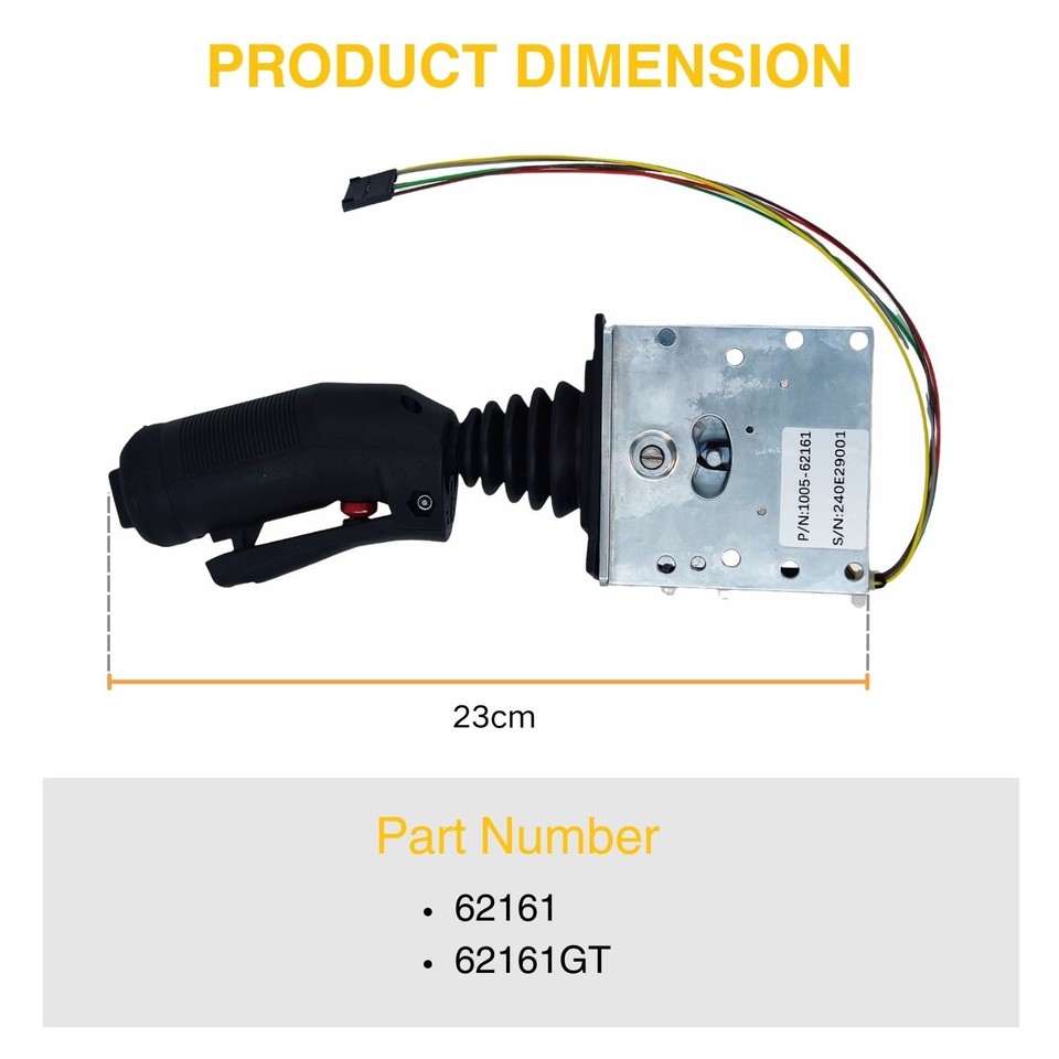 62161GT Single Axis Joystick Controller for Genie GS-1530 GS-1930 GS ...