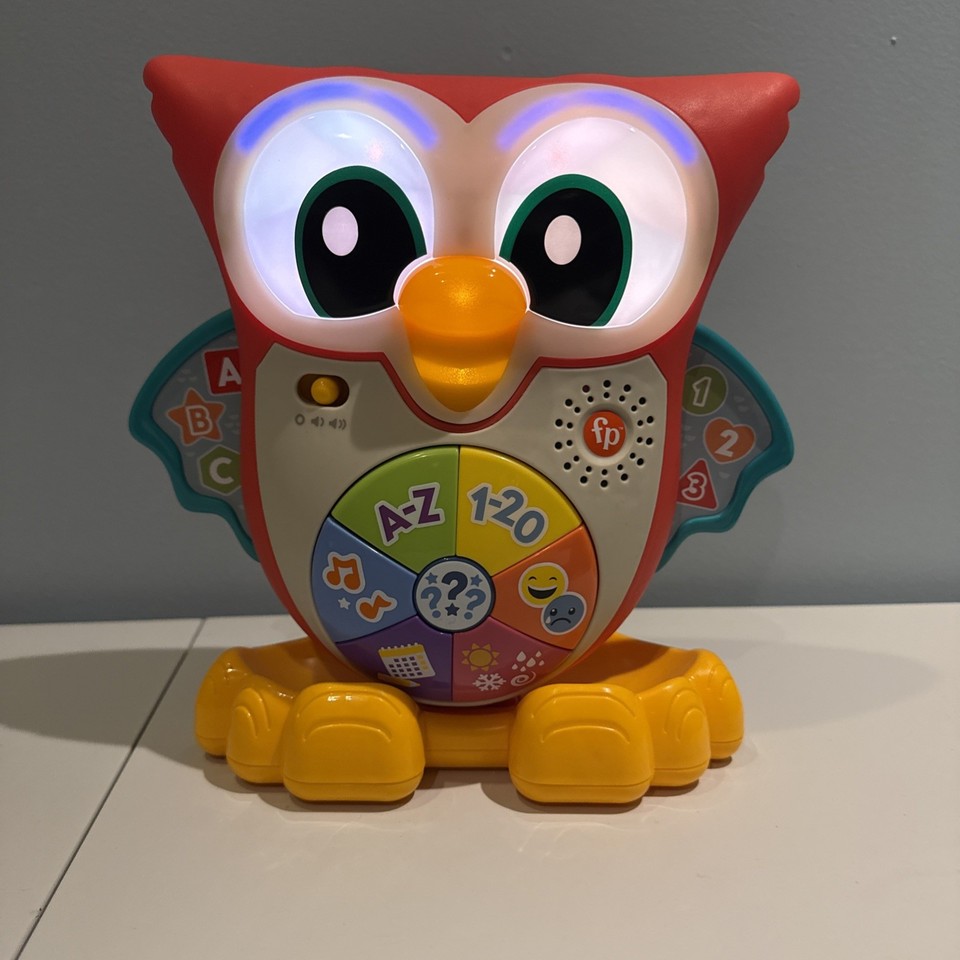 Fisher Price Linkimals Light Up and Learn Owl Interactive Musical ...