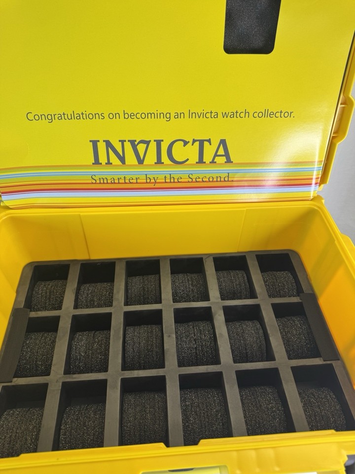 Invicta 36 Watch Rolling Travel Dive Case Shock Proof Water Resistant ...