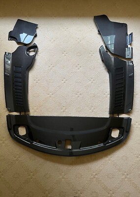 Mercedes Benz SLS Carbon Fiber Engine Cover Kit 5 Piece Set OEM ...