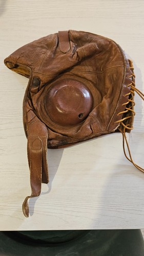 WW1 WESTERN ELECTRIC 1 A PILOT FLIGHT FLYING HELMET | eBay