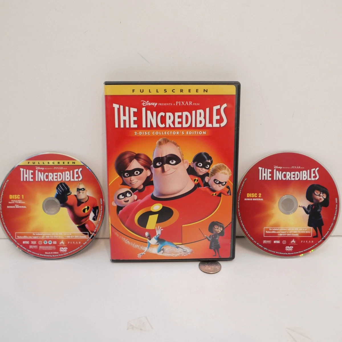 The Incredibles Full Screen Dvd Cover