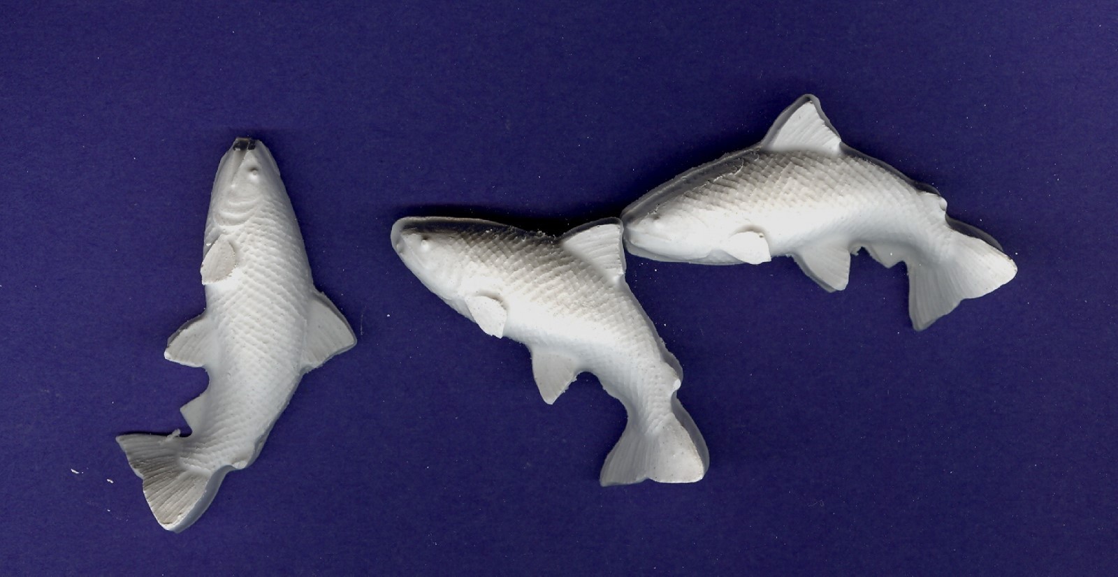 Trout fish plaster of Paris painting project. Set of 12! | eBay