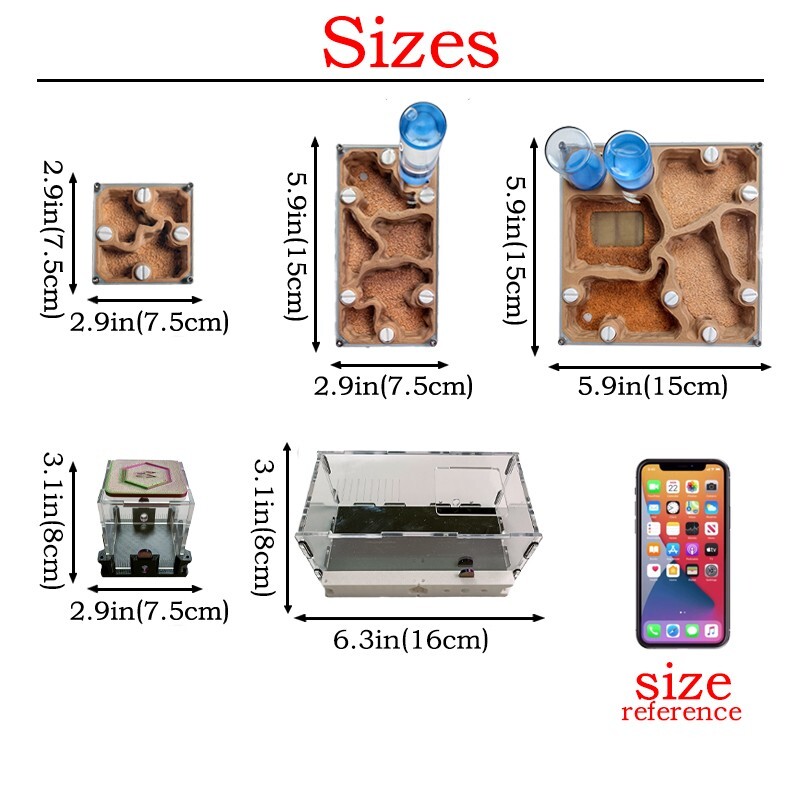 Modular Expandable Ant Nest – Bionic Design, Ant Habitat, Ideal for ...