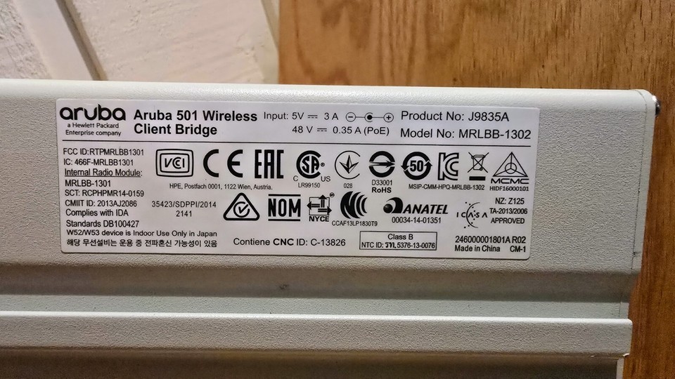 Aruba 501 Wireless Client (J9835A) | eBay