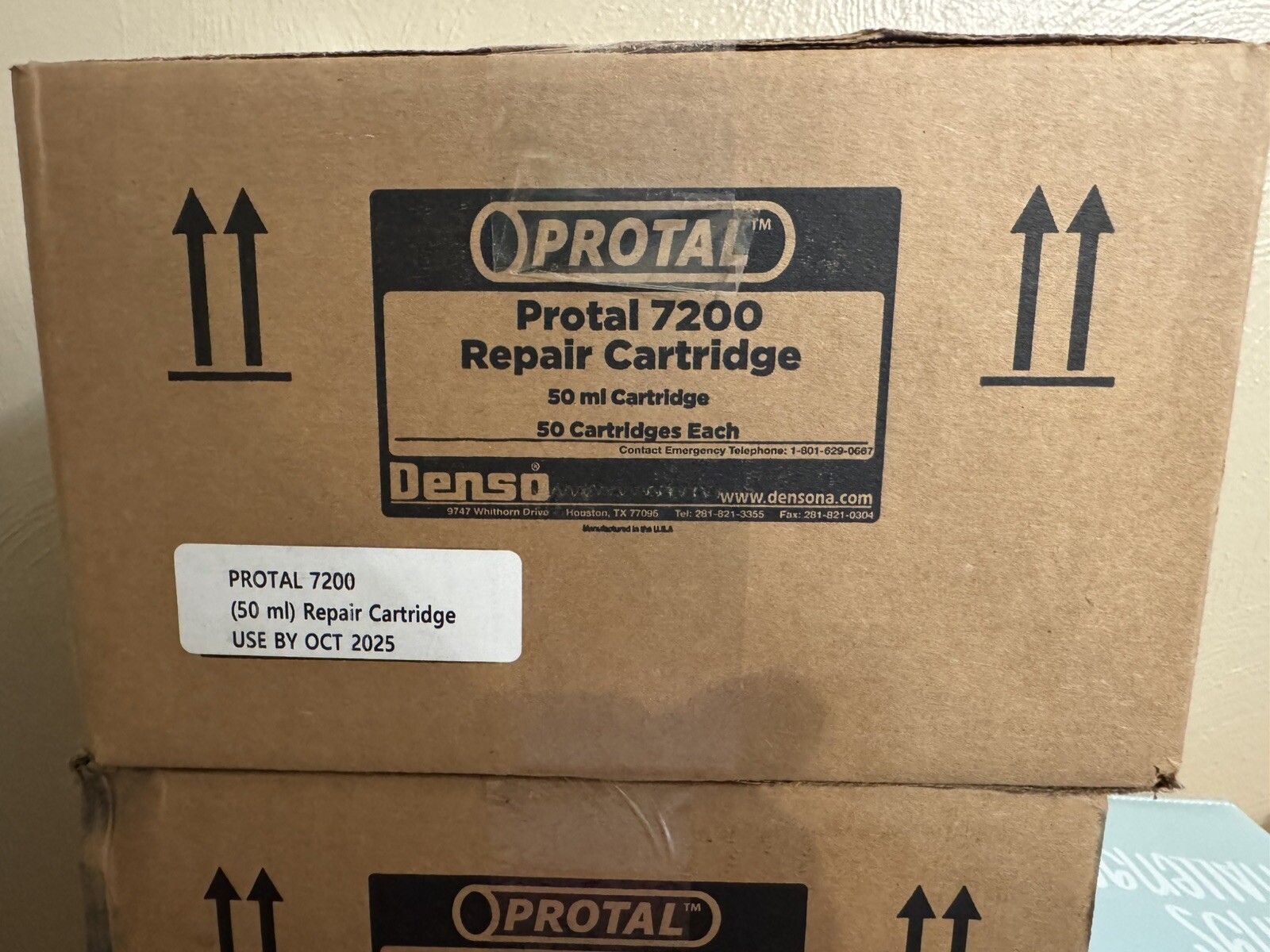 1 Box Denso Protal 7200 Cartridge 50 ml 50 Cartriges Repair Jeeps On ...