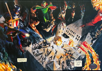Alex Ross Marvels Comics Poster (Avengers Golden Age) 11"x16" | eBay