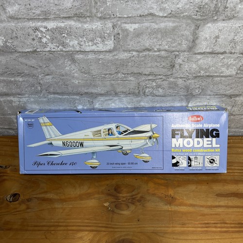 Guillow’s Kit 307 Piper Cherokee 140 Balsa Wood Flying Model Guillow ...