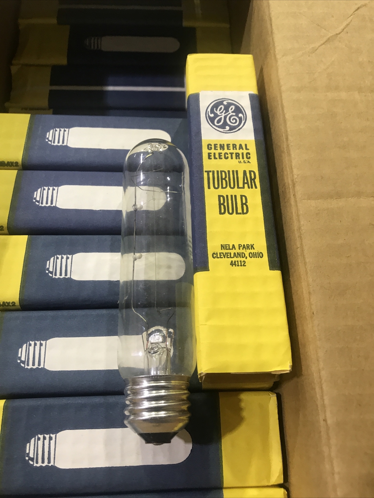 GE General Electric 40T10 40 watt T10 lamp clear tubular 120v 48707 | eBay