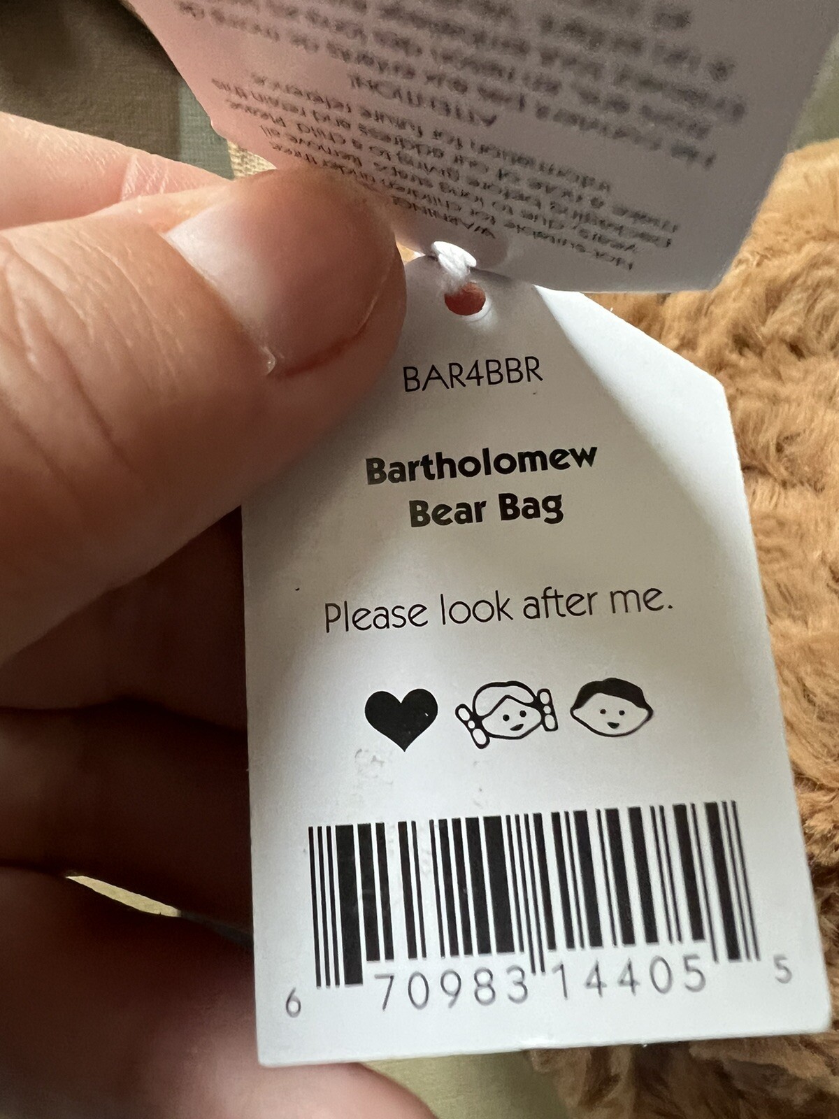 BRAND NEW WITH TAGS JELLYCAT BARTHOLOMEW BEAR BAG / HANDBAG BNWT | eBay UK