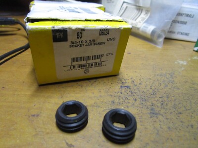 3/4"-10 x 3/8 Alloy Steel Socket Jam Screw QTY 40 | eBay