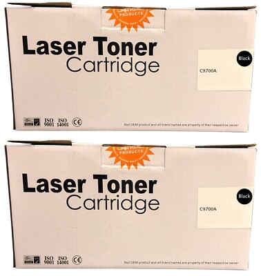 Compatible 121A Black Twin Toner Cartridges C9700A | eBay UK