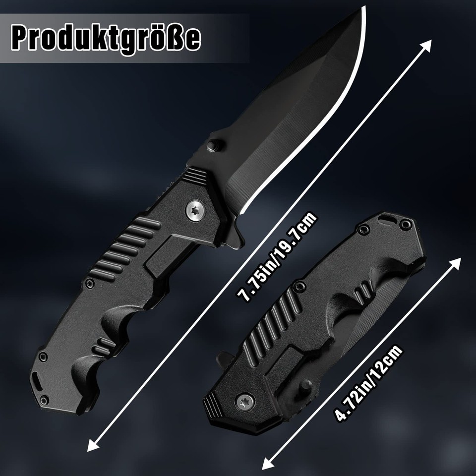folding knife pocket knife Spring open Assist survival hunting tactical ...