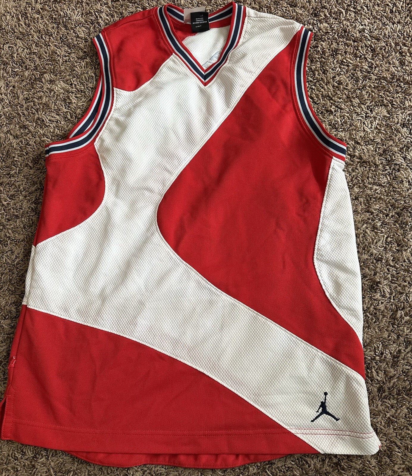 Michael Jordan Red Jumpman 20th Anniversary Red Jerse… - Gem