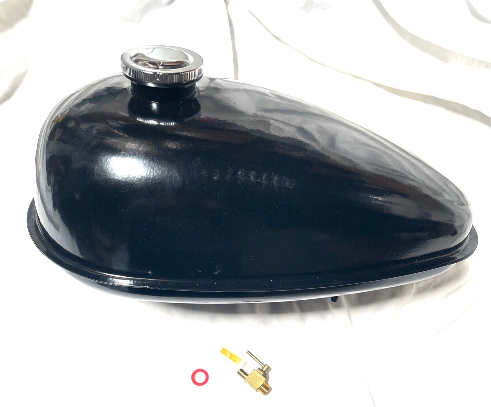 1 G gallon gas tank w brass fuel petcock 80cc 100cc motor bike motorize ...